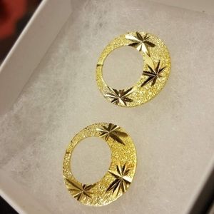 Accessories | 18k Gold Nattiyan Earrings Nattiya Punjabi Hoops | Poshmark